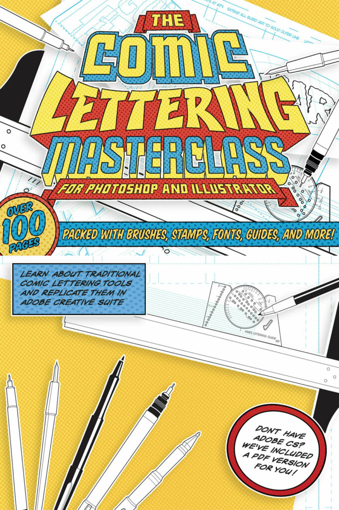 The Comic Lettering Masterclass for Photoshop and Illustrator Graphics ...
