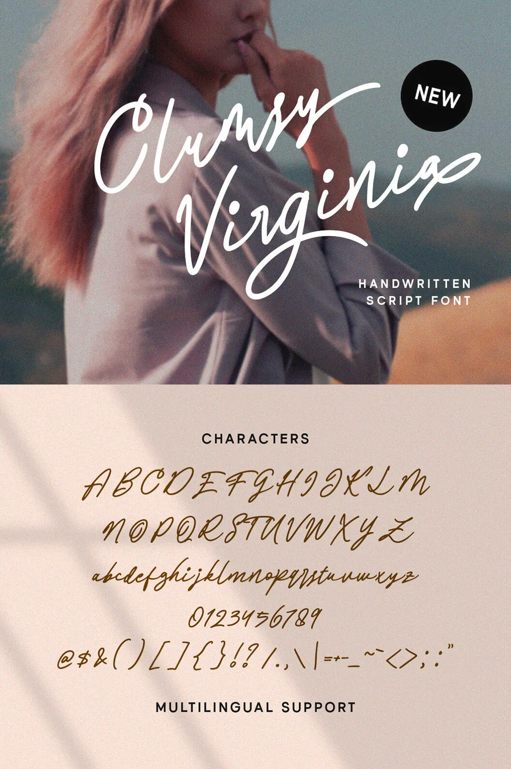 Clumsy Virginia Font - Grafik Yeah!
