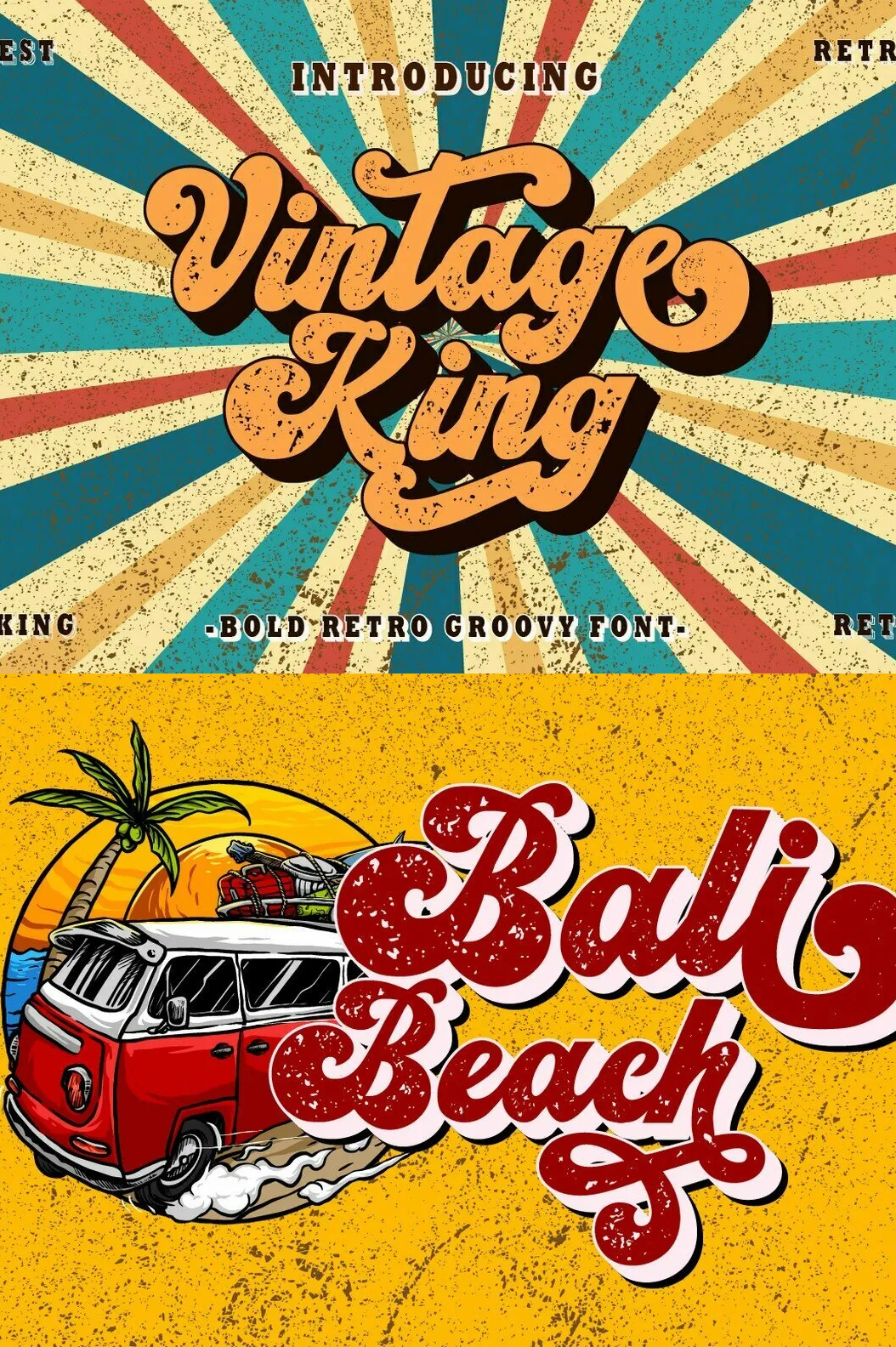 Vintage King Font - Grafik Yeah!