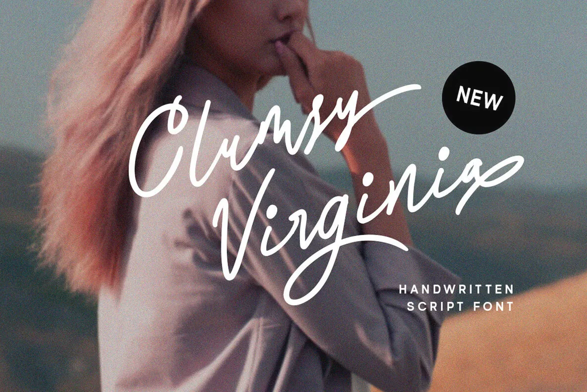 Clumsy Virginia Font - Grafik Yeah!