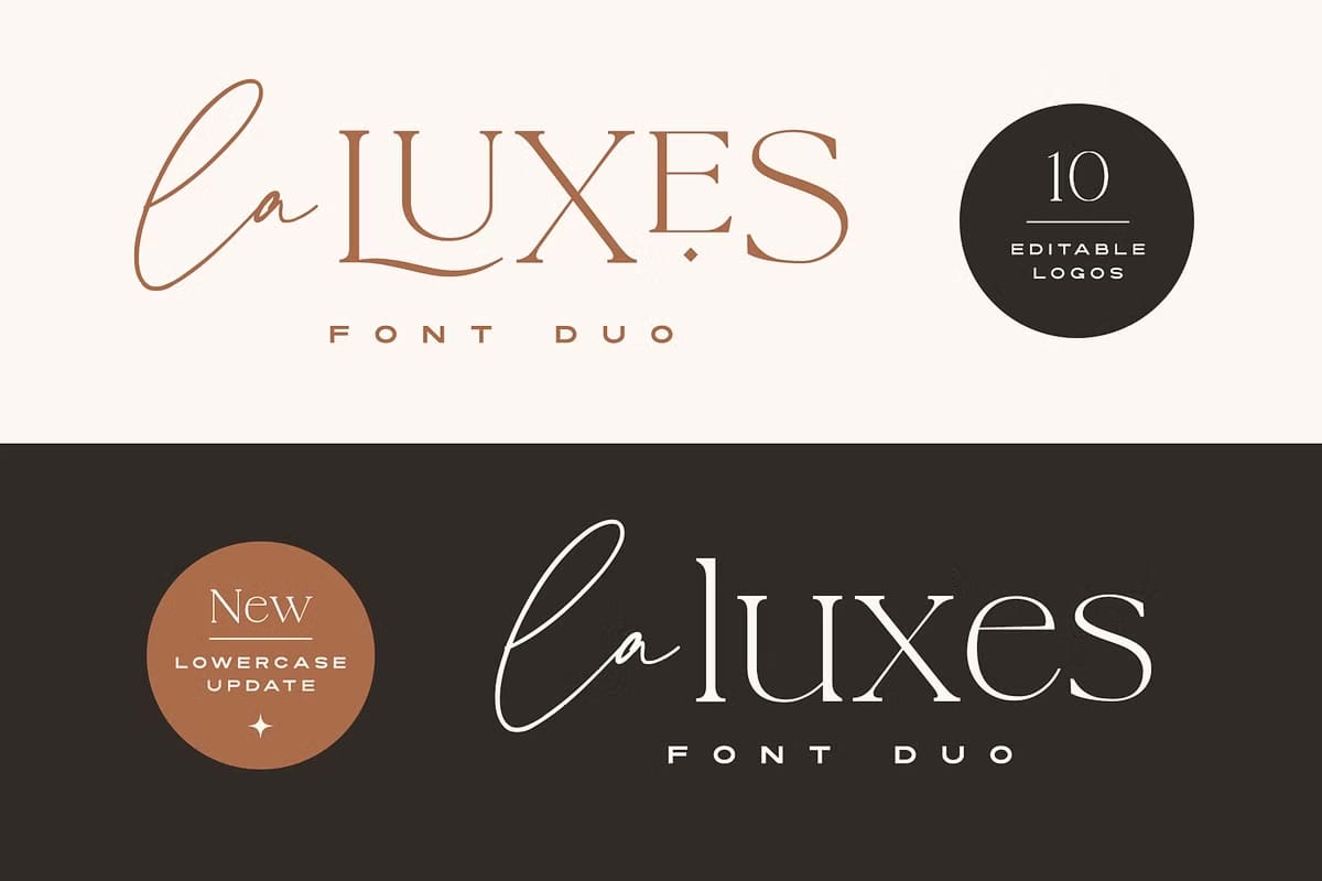 La Luxes Font Duo + Logos (Updated!) - Grafik Yeah!